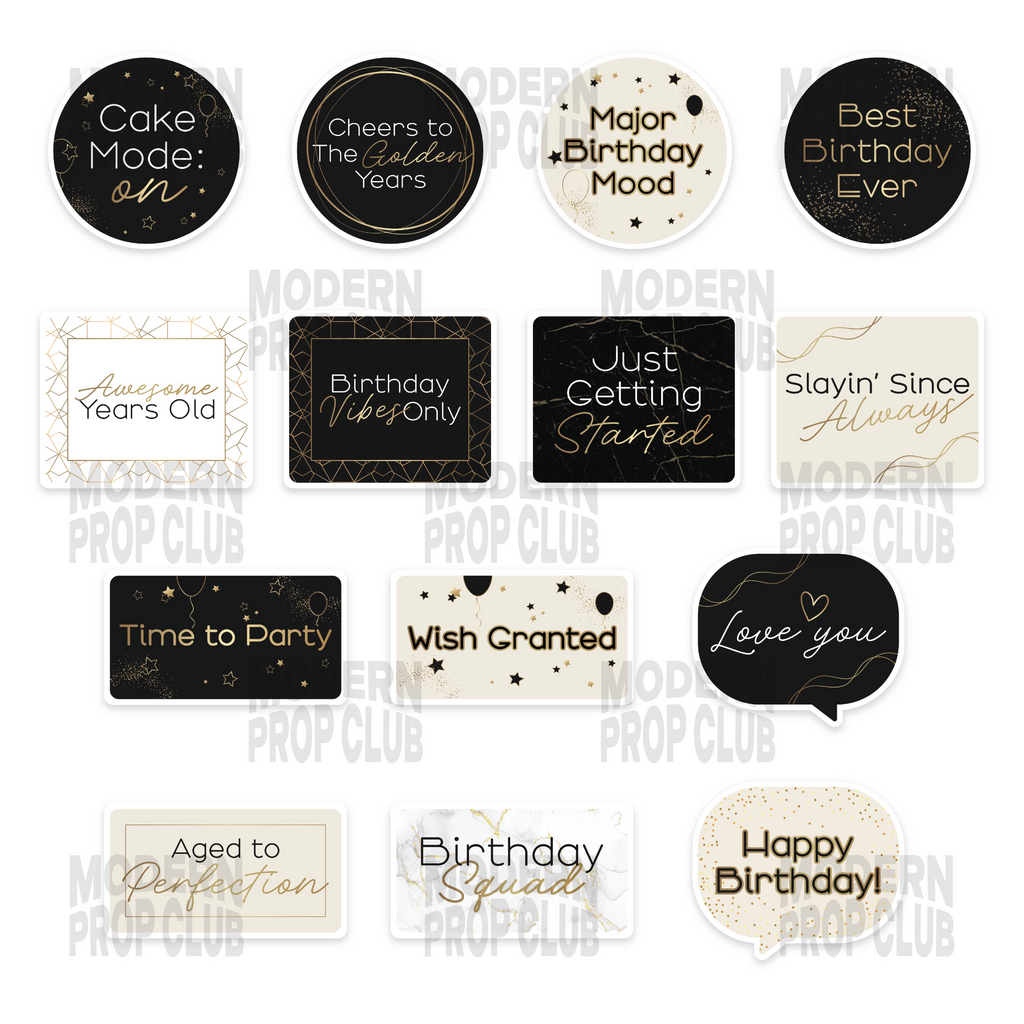 Elegant Birthday Set