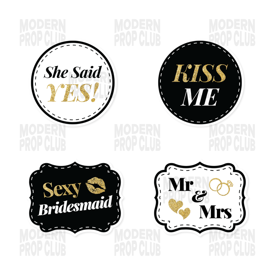 Modern Prop Club | Premium Photo Booth Props